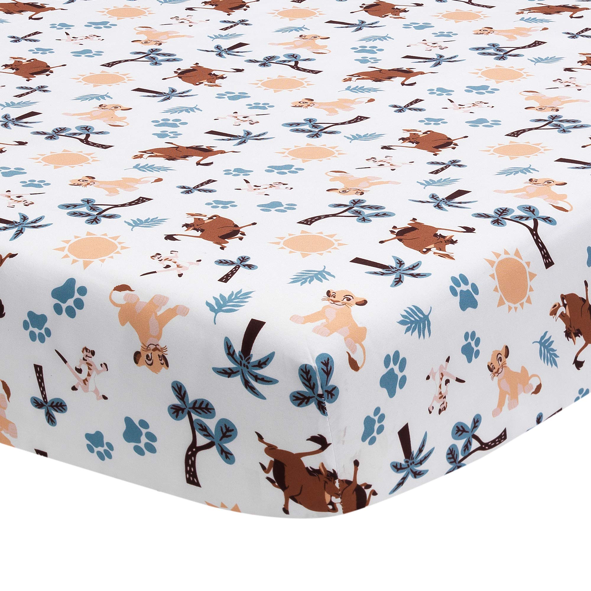 Lambs & Ivy (LAMCR) Lion King Adventure 3-Piece Mini Crib Bedding Set, Blue (790020)