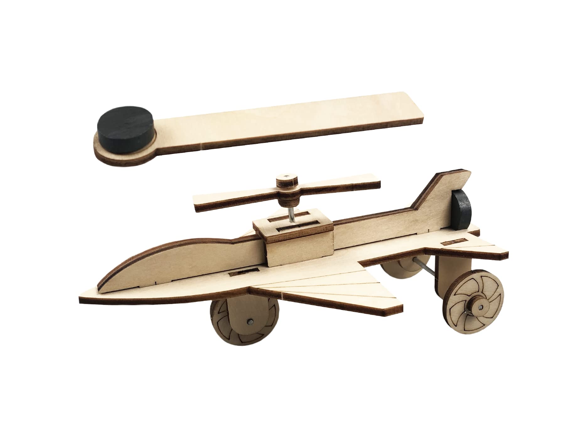 4in1 Anti-Gravity Maglev Educational Science Set for Kids. Perform Fun Experiments and Games by Transforming Magnets to Form a Plane, a Functional Compass, a Floating Arrow, or a Standing Pen