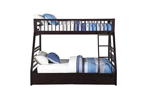 Acme Furniture XL Twin/Queen Bunk Bed with Drawers, Espresso (AC-37425)