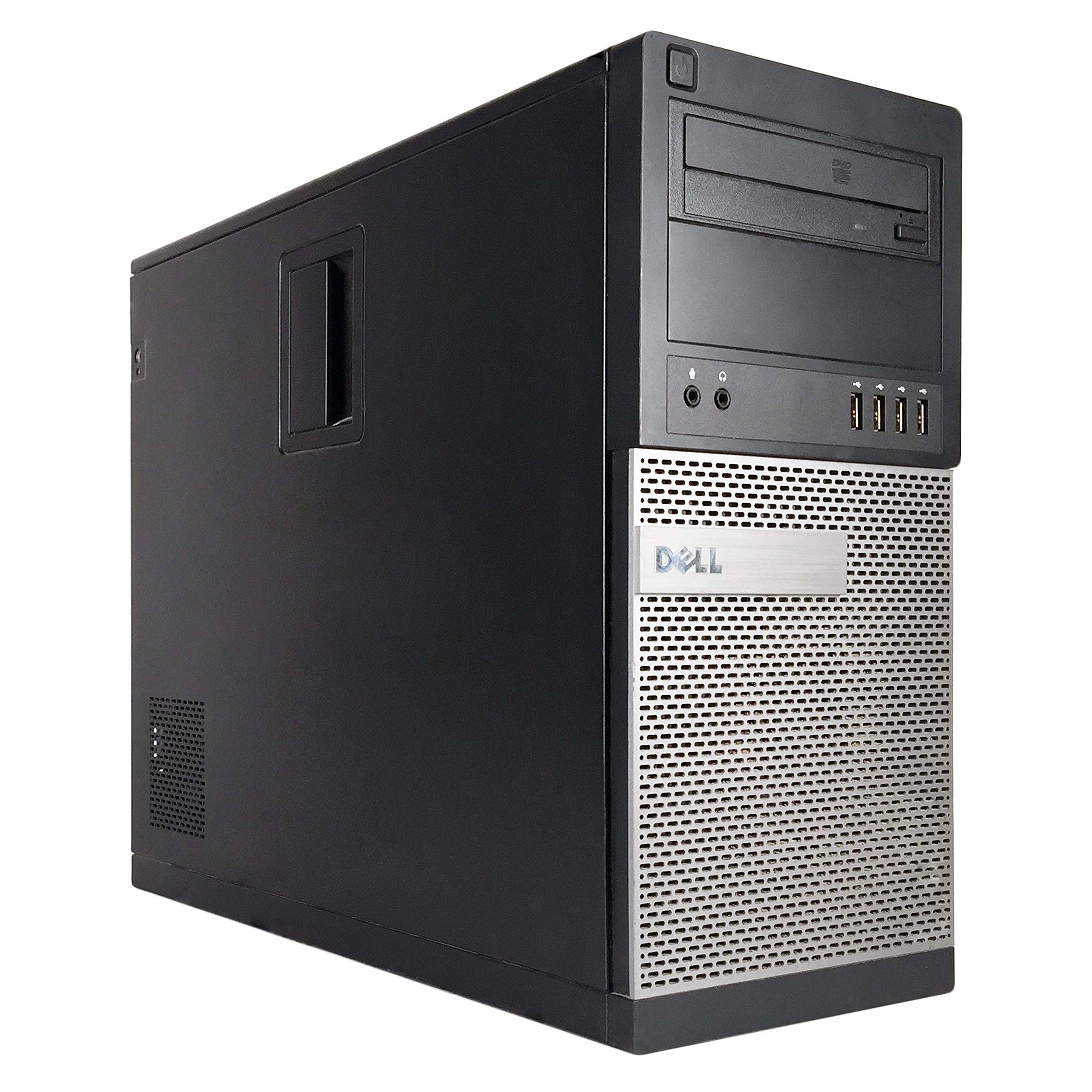 Dell OptiPlex 790 Tower Desktop PC, Intel Quad Core i5-2500 up to 3.7GHz, 4G DDR3, 500G, DVD, WiFi, BT 4.0, Windows 10 64 Bit-Multi-Language Supports English/Spanish/French(Renewed)