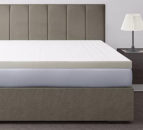 3" Inch Organic Latex Mattress Topper Pad (Medium, Queen Size) GOLS Certified, Back Pain Relief Support, Hypoallergenic, Cooling and Breathable