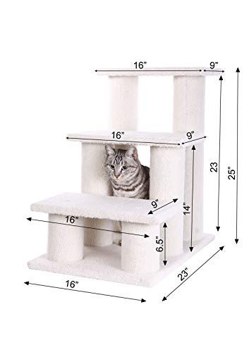 Armarkat Pet Steps, 3-steps, B3001, Ivory