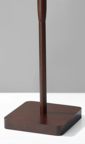 Adesso Home 4093-15 Transitional One Light Floor Lamp from Ellis Collection in Bronze/Dark Finish, Walnut