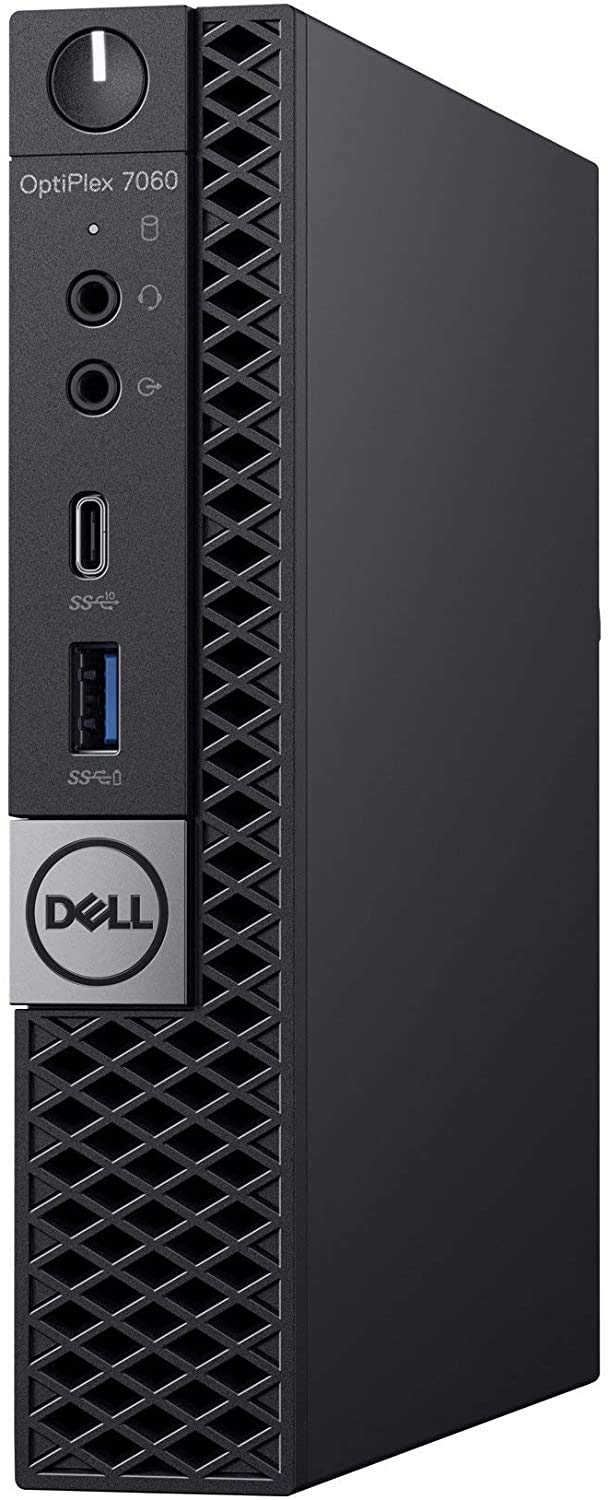Dell Optiplex 7060 Micro MFF Desktop PC Intel i7-8700T 6-Cores 2.40GHz 8GB DDR4 128GB M.2 NVMe SSD(Boot)1TB SSD, WiFi BT HDMI, Windows 10 Pro (Renewed) ¦