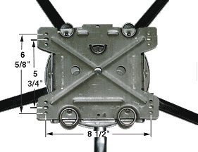 Adjustable Heavy Duty L&P #3540 Swivel Rocker-3 Springs & Install Instructions