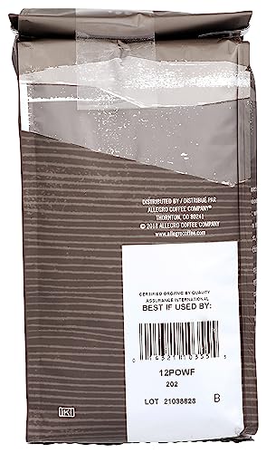 Allegro Coffee Decaf Organic Whole Foods Blend Whole Bean Coffee, 12 oz