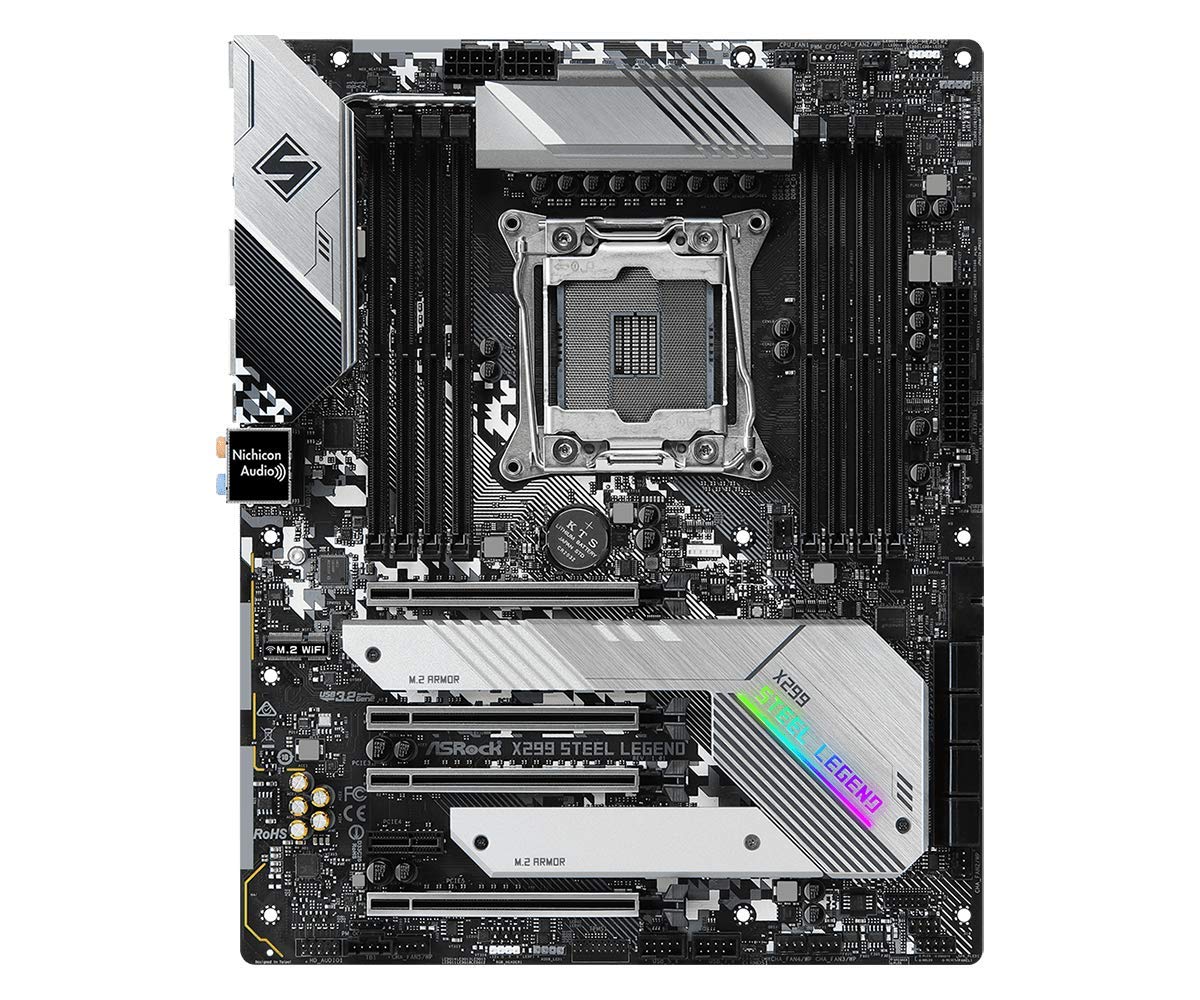 ASRock Intel X299 Chipset ATX Motherboard X299 Steel Legend