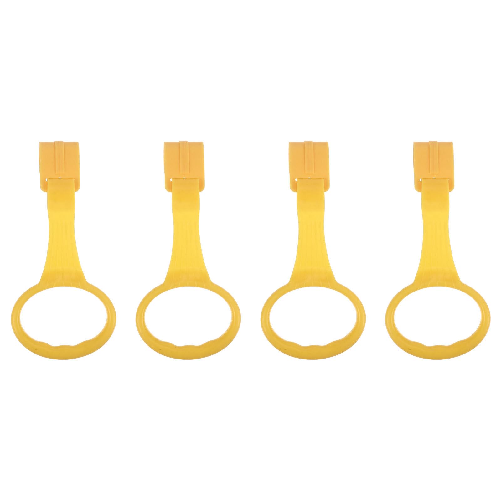 4pcs Baby Toddler Crib Pull Ring Baby Bed Stand Up Rings Kids Best Walking Training Tool,Random Color
