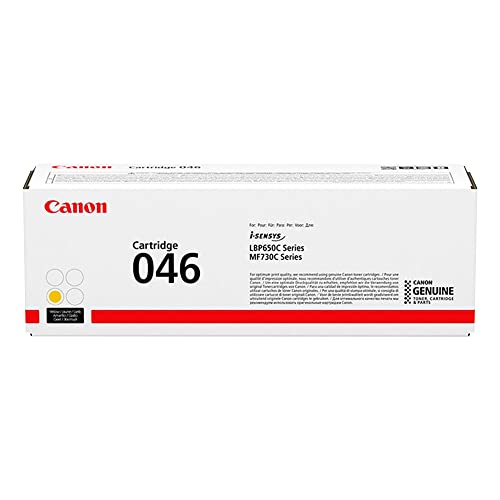 Canon 046 Toner Cartridge ImageCLASS LBP654Cdw, LBP654Cx, MF731Cdw, MF733Cdw, MF735Cdw - High Yield Black and Standard Yield Cyan, Magenta and Yellow - 4 Pack in Retail Packaging