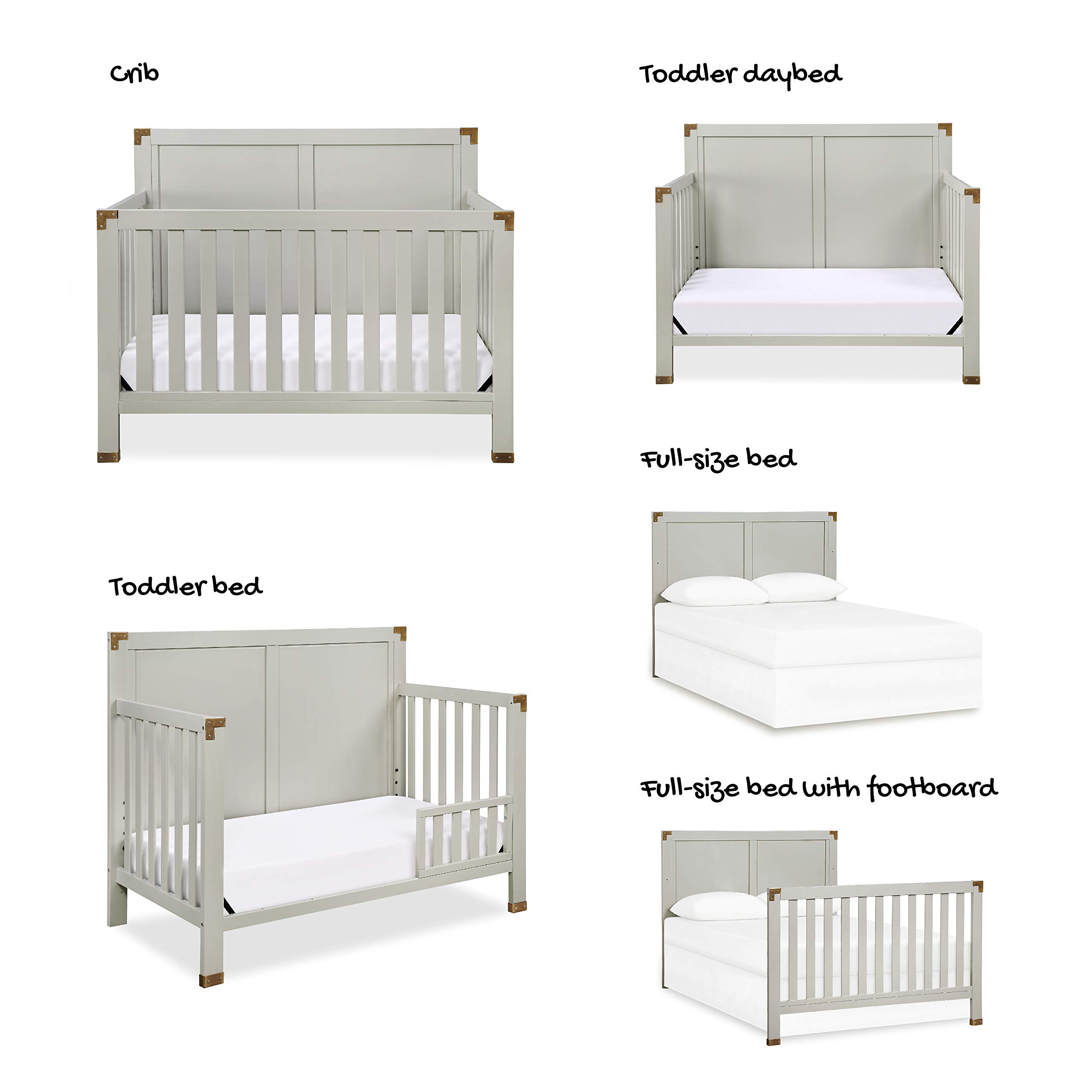 Baby Relax Miles Toddler Guardrail, Graphite Grey