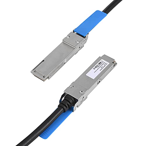 CYSKY 100G QSFP28 DAC Cable, 2-Meter (6.56ft) Passive Direct Attach Copper Twinax Cable for Cisco, Ubiquiti, D-Link, Netgear, Mikrotik, Open Switch Devices