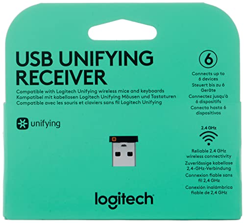 Logitech USB Unifying Receiver - Black
