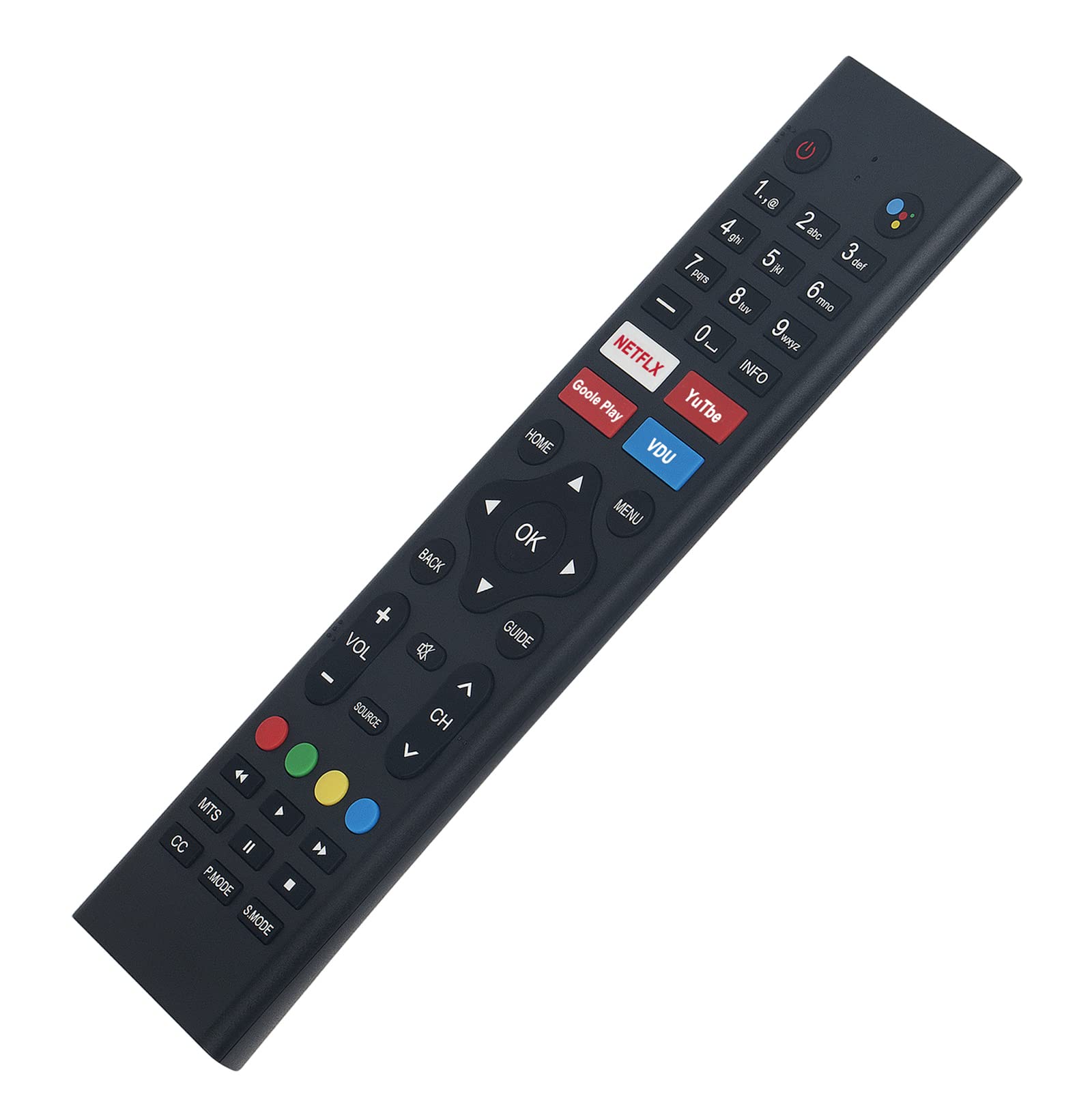 8142026670099K Replaced Remote with Voice Assistant fit for Sceptre Smart Android 4K Smart TV UMC & SRC Series A328BV-SRC A558CV-UMC A658CV-U A515CV-UMC A518CV-UMC A550CV-UMC A650CV-UMC A435BV-FSRC