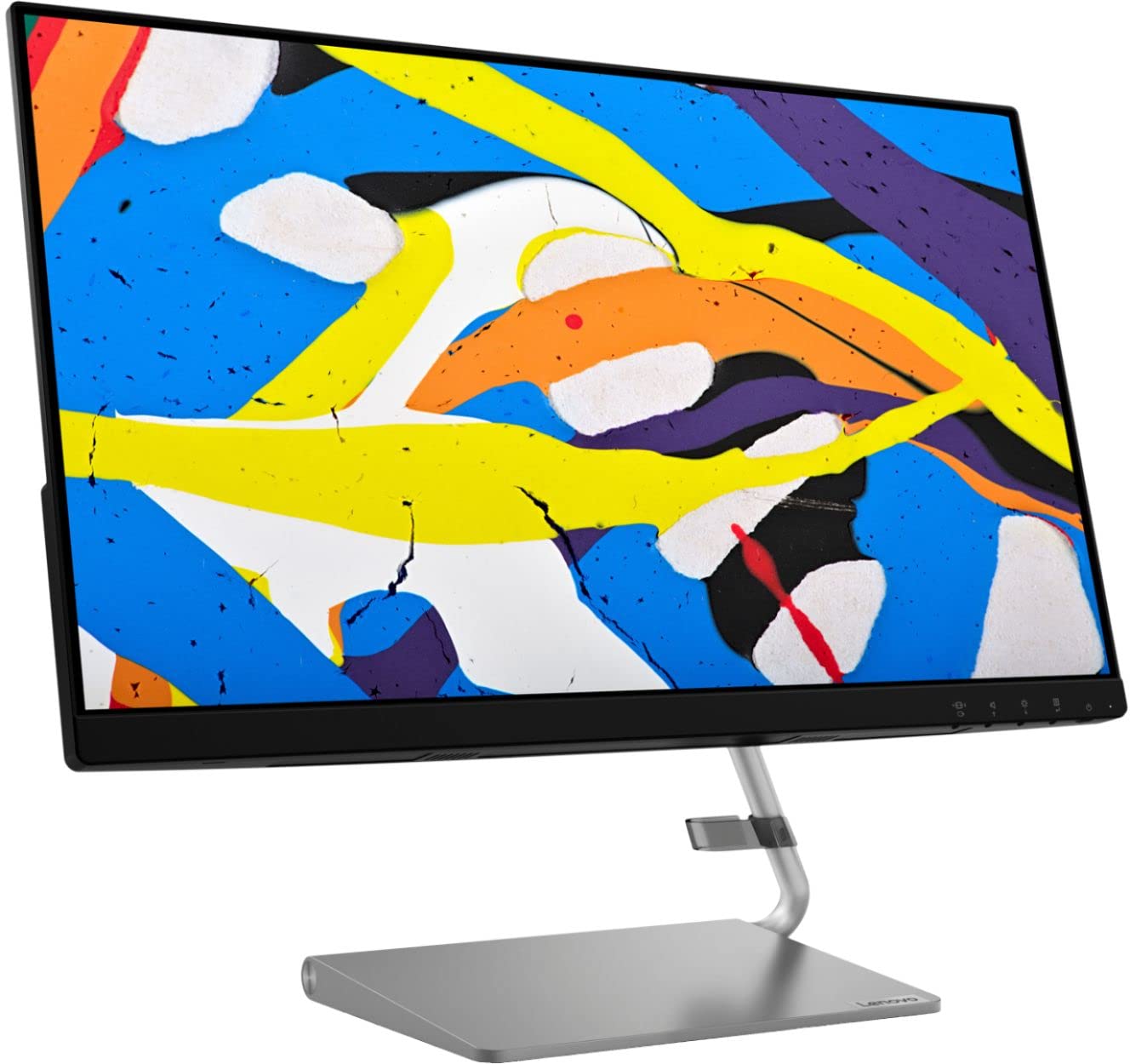 Lenovo Q24i-1L 23.8" IPS LED FHD FreeSync Monitor Natural Low Blue Light Built-in Speakers (HDMI, VGA)