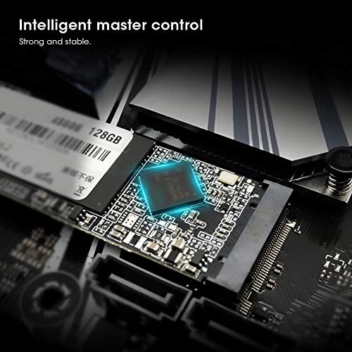 M.2/NGFF Solid State Drive, 2280 128GB SSD with 551MB/S Reading Speed and 212MB/S Writing Speed for Laptop Desktop Computer AS606
