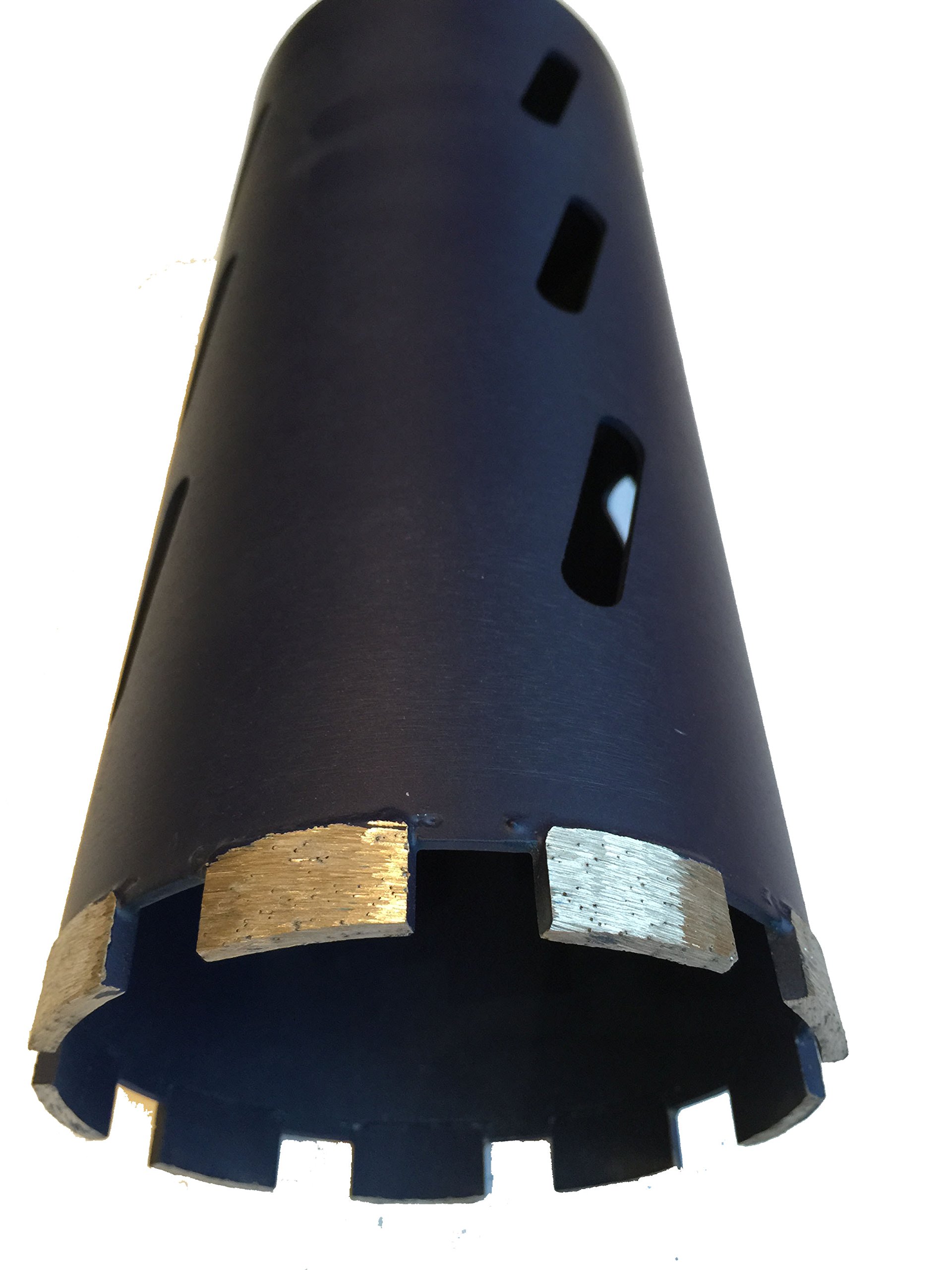 4 1/2" Laser Welded Dry Diamond Core Drill Bits for Cutting Concrete and Asphalt, 4 1/2" Diameter x 11" Length