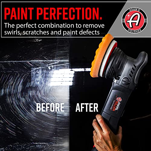 Adam's Polishes Swirl Killer 15mm Car Polisher - Buffer Polisher Dual Action Machine | Use W/Car Polish, Polishing Compound, or Car Scratch Remover | Detailing Car Wash Clay Bar Ceramic Coating