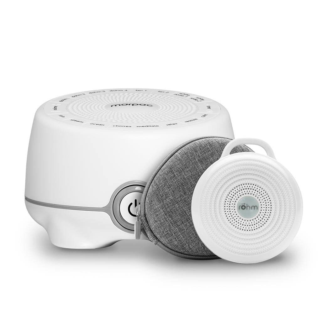 Yogasleep Whish & Rohm Travel Bundle, Portable White Noise Machine, Compact Sleep Therapy for Adults & Baby