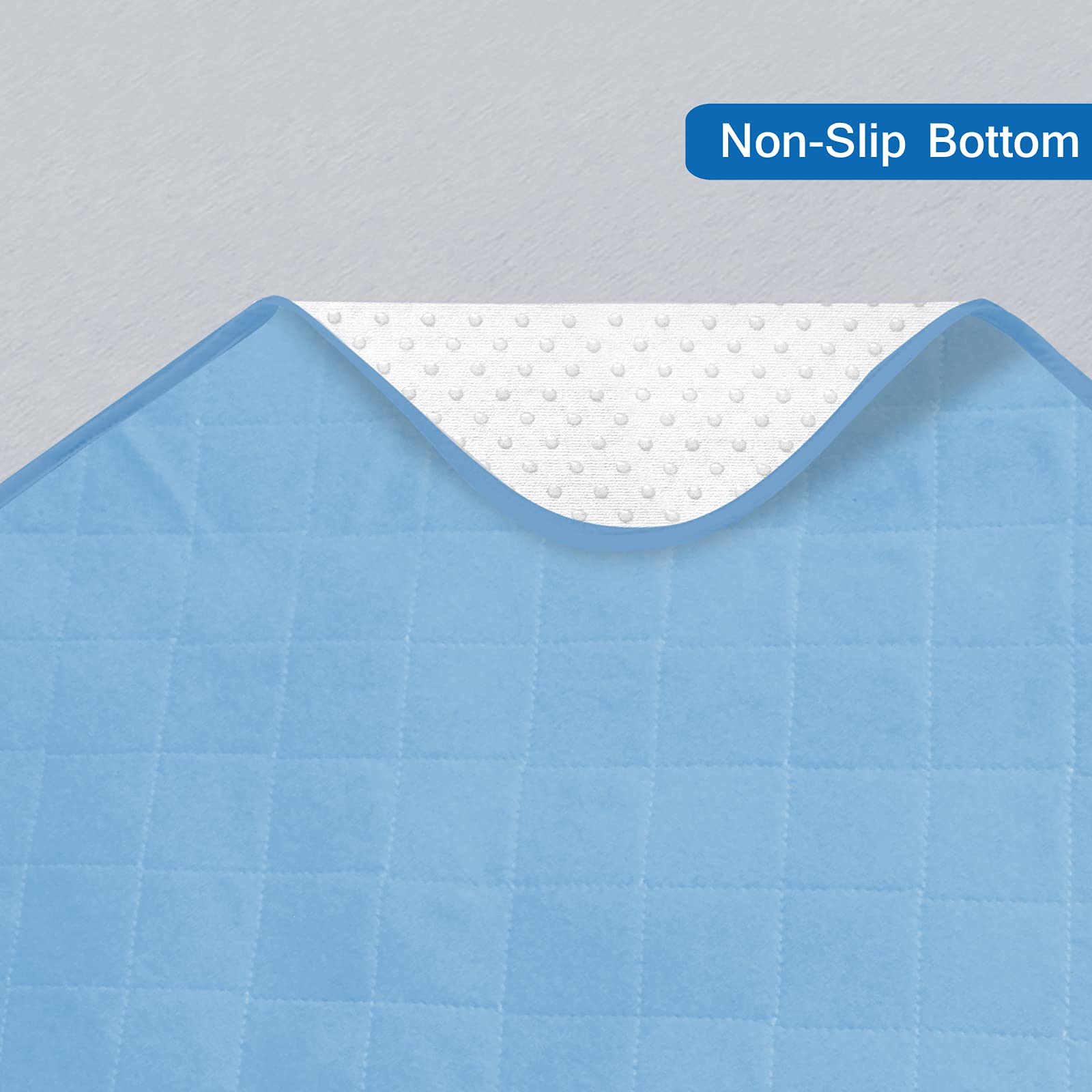 Baby Waterproof Pad Washable, Non-Slip Baby Crib Mattress Pad Potty Training Pads 24'' x 36'', Reusable Underpads Bed for Baby Sleeping, Pee Pads for Kids