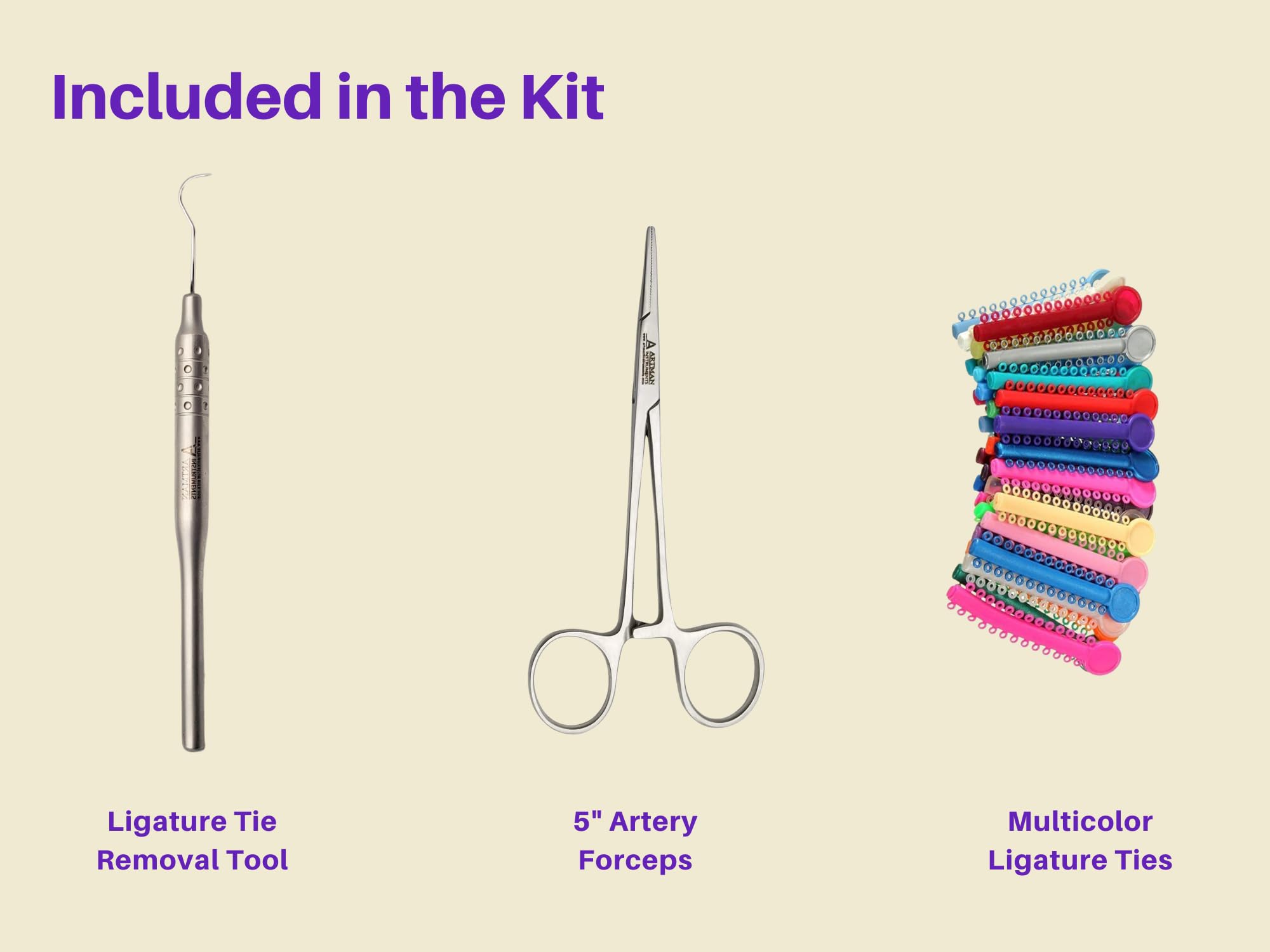 Dental Braces Color Changing Kit, Orthodontic Ties Changing kit, Change The Color of Your Braces Yourself in Minutes Ligas para Brackets Ortodoncia