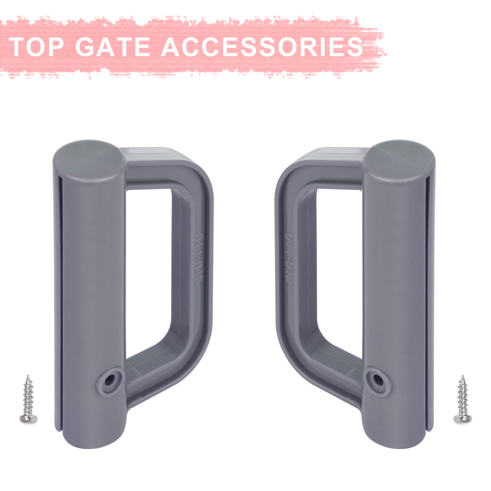 Babepai Hardware Replacement Parts Kit for Retractable Baby Gate, Full Set Wall Mounting Accessories Brackets Anchors Screws Wall Spacers Latches Repair Parts for Retractable Gate Asin B07TFS3V3Z