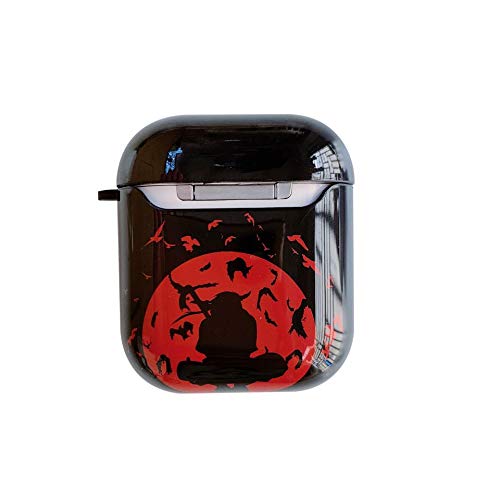 Airpods 2 / 1Case Fashion Anime Naruto, Uchiha Ltachi, Payne, Kobe 24, Cartoon Pattern Shockproof and Anti-Fall TPU Skin Airpods Case. (IMD = Mustela)