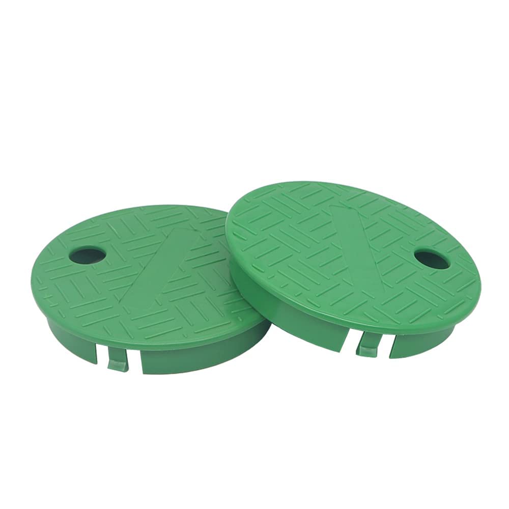 Bandelt Sprinkler Valve Box Cover Lid for Automatic Irrigation Water System Lawn, Yard, Outside ID 5.5" OD 6"-2 Pack