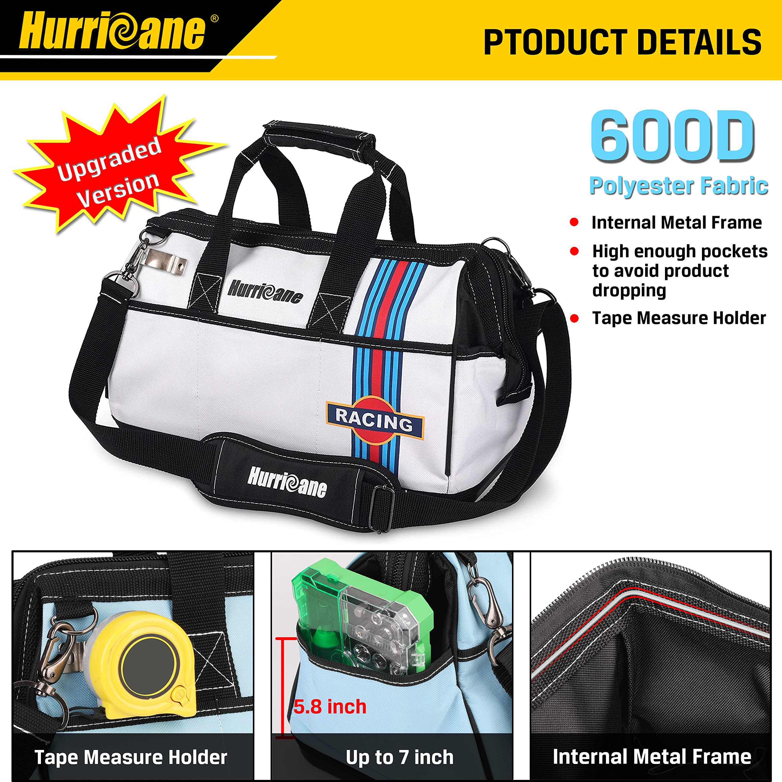 230 Piece Titanium Twist Drill Bit Set with 16-Inch Wide Mouth Tool Bag
