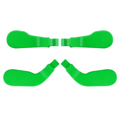 4PCS Replacement Handle Metal Paddles Buttons Hair Trigger Locks for Xbox One Elite Controller Green