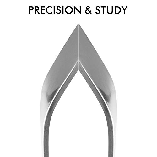 Fish Bone Tweezers, Professional Stainless Steel Flat and Slant Pliers Set for Kitchen Salmon Trout, 2 Pcs
