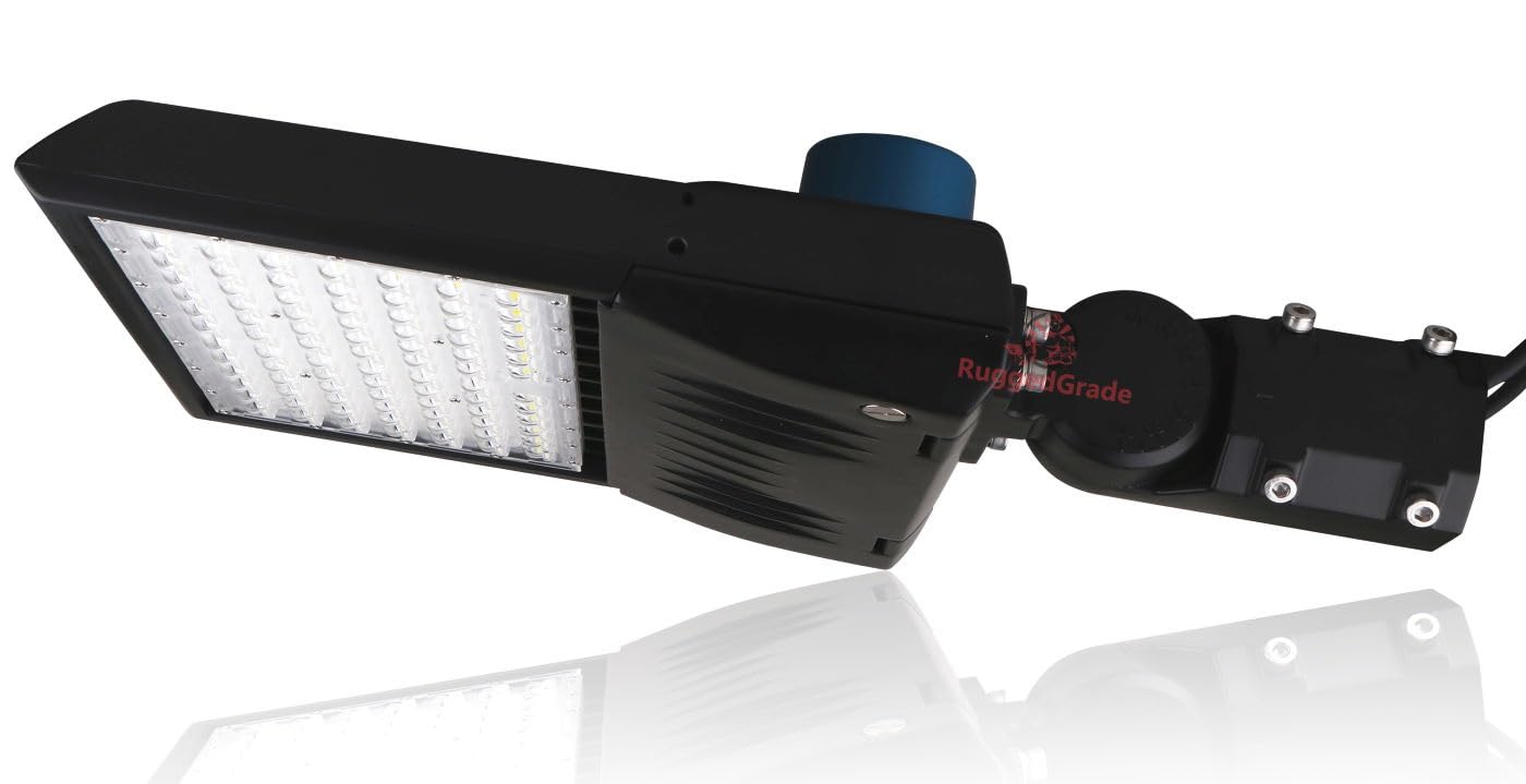30,000 Lumen - 170lm to Watt - 185 Watt LED NextGen XT II Series Parking Lot Lights - 5000K - Slip Fit Mount - with photocell - 10kv Surge
