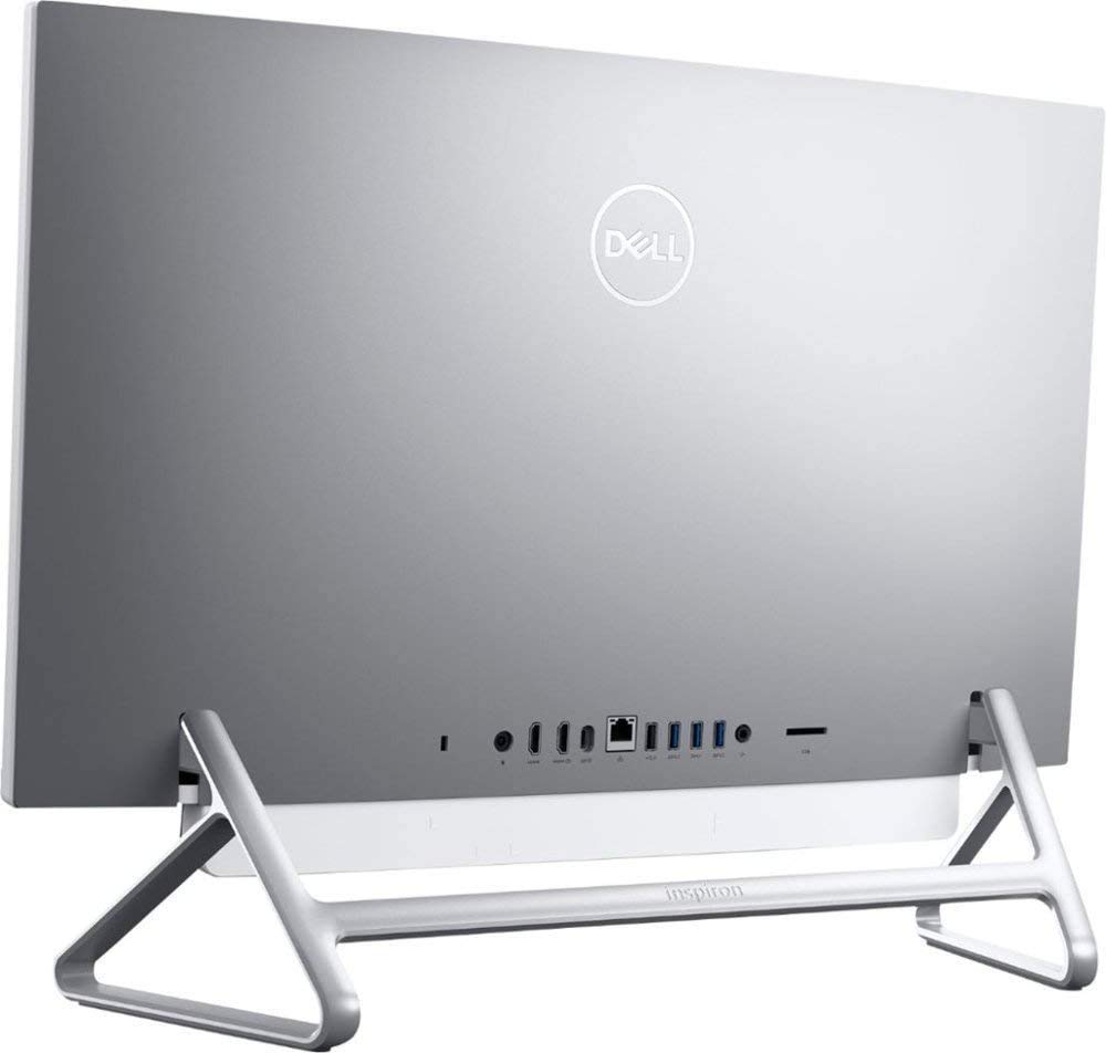 Dell 2021_Latest Inspiron 27" FHD Infinity Touch Display 7000 7700 All in One Desktop 11th Gen Intel i7-1165G7, 64GB DDR4 RAM, 512GB SSD + 2TB HDD Iris XE Graphics WiFi Webcam Win10 Home Silver