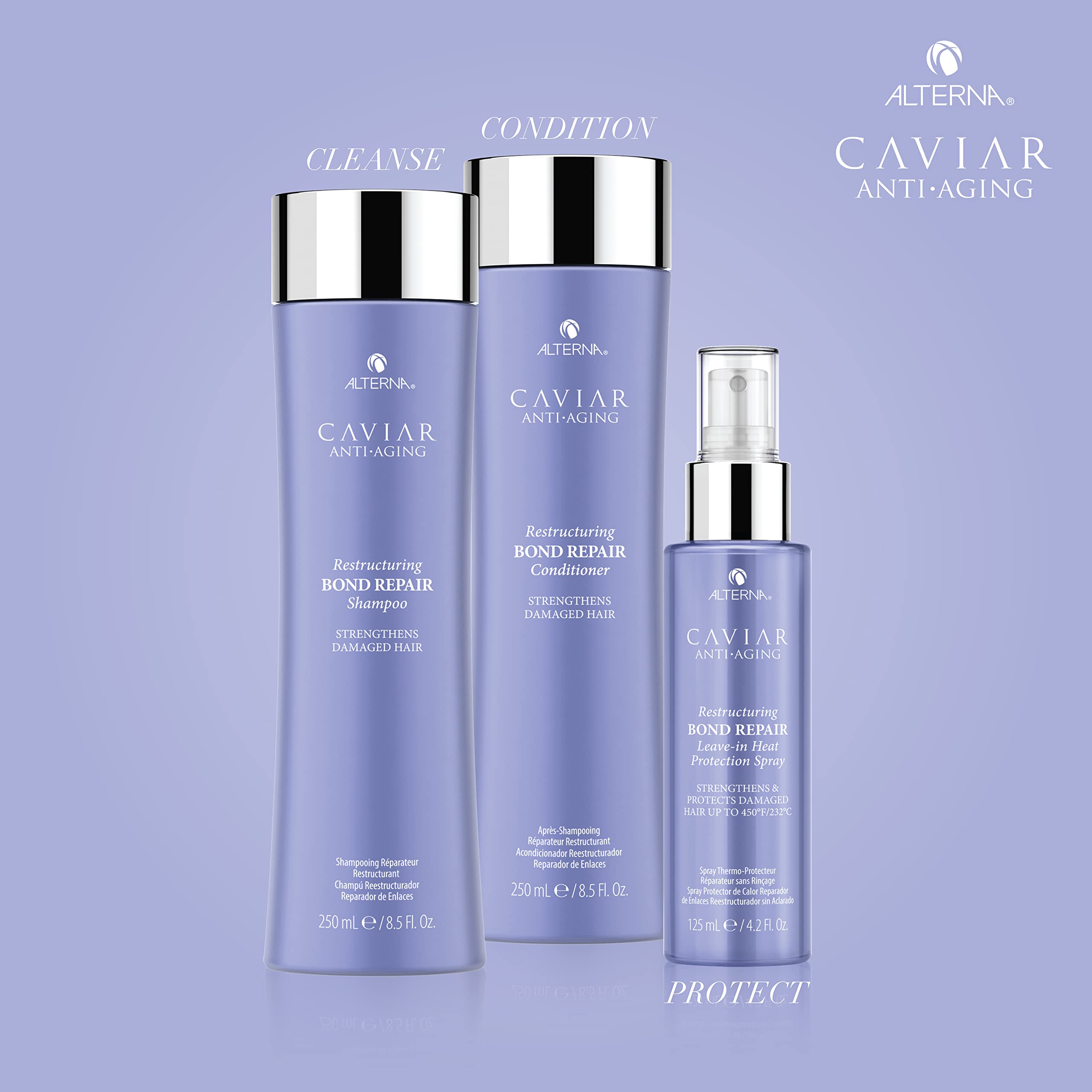 Alterna Caviar Anti-Aging Restructuring Bond Repair Conditioner, 16.5 Fl Oz (Pack of 1)