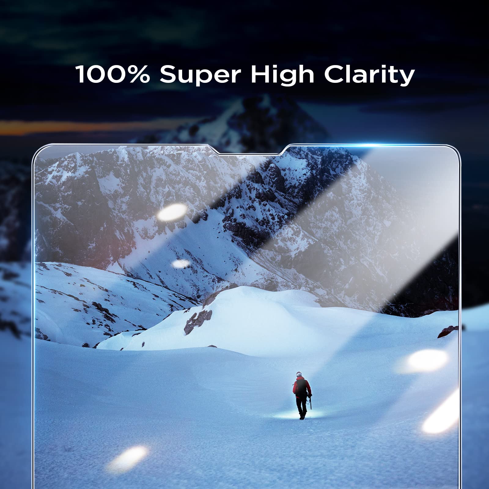 AINOPE Shatterproof Tempered Glass Screen Protector for iPad Air 5th/4th generation (2022/2020,10.9 Inch) iPad Pro 11 Inch All Models (2022/2021/2020/2018) Compatible Apple Pencil 2 Pack