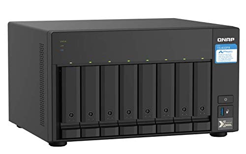 QNAP TS-832PX-4G 8 Bay High-Capacity NAS with 10GbE SFP+ and 2.5GbE