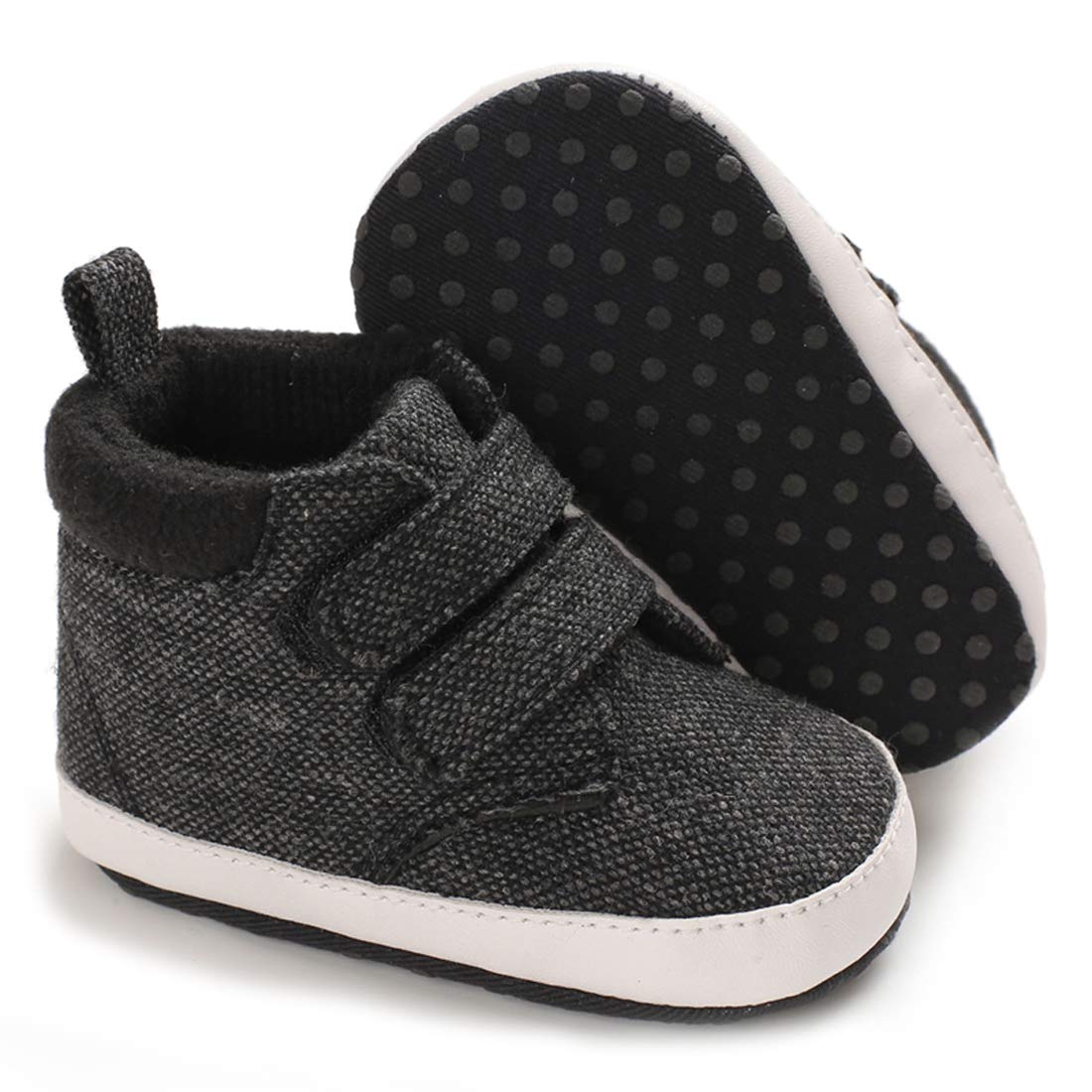 Babelvit Baby Boys Girls Loafers Oxford Shoes Lace Up Sneakers First Walking Shoes PU Leather Moccasins Soft Rubber Sole Boots Unisex Ankle Strap Infant Toddler Newborn Outdoor Sporty Crib Dress Shoes