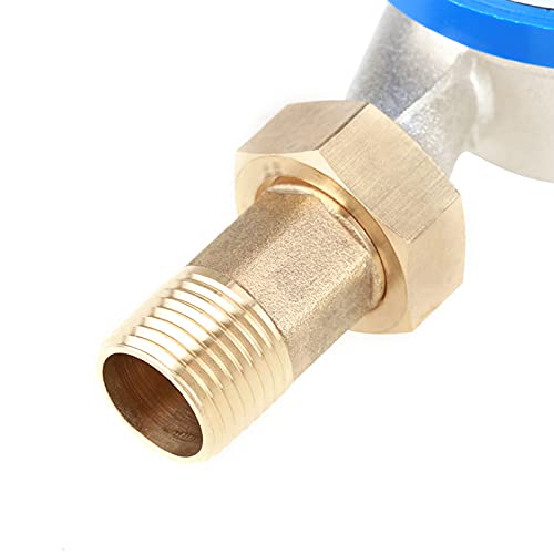 15mm 1/2" Garden Home Plastic Cold Water Meter Single Water Flow Dry Table Measuring Tools