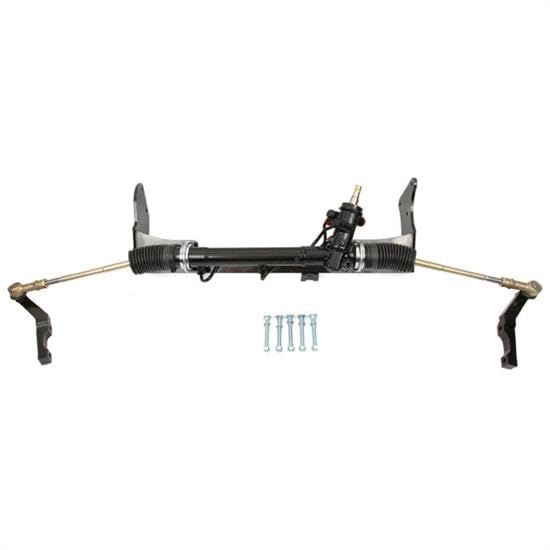 1955-57 Compatible with Chevy Power Rack & Pinion with Aftermarket Steering Shaft