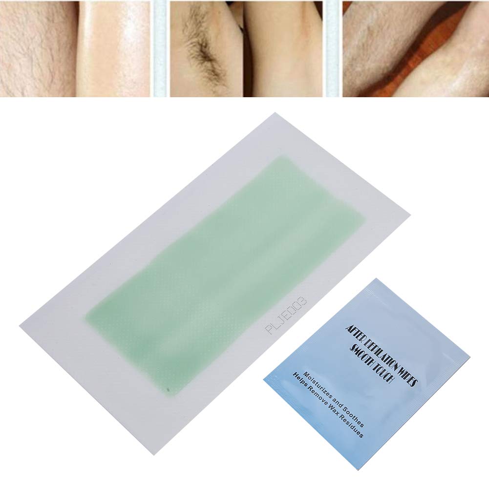 40 Sheet/Pack Disposable Professional Hair Removal Tool Depilatory Paper Epilator Women Wax Strip Paper, Depilatory Strips Paper for Women Men
