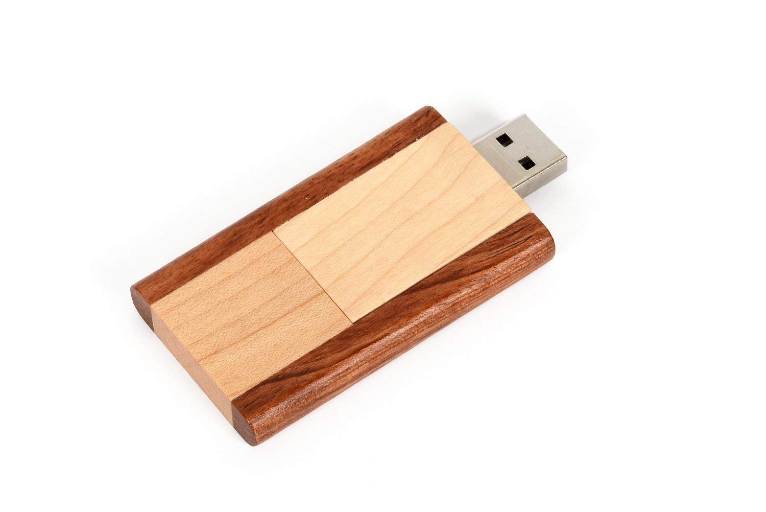 5 Pack Flip Wood 2.0/3.0 USB Flash Drive USB Disk Memory Stick with Wooden (2.0/1GB)