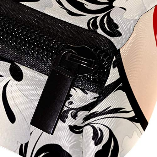 Floral Woman Pencil Bag Pen Case Stationary Case Pencil Pouch Desk Organizer Makeup Cosmetic Bag for School Office