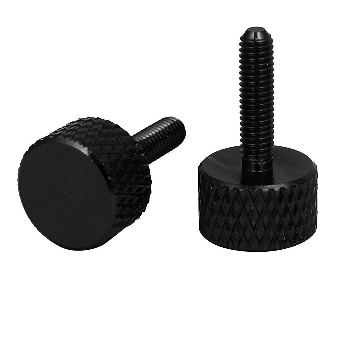 Aexit Computer PC Cleaning & Repair Graphics Card Knurled Head Thumb Screws Black Computer Screws M3x12mm 4pcs