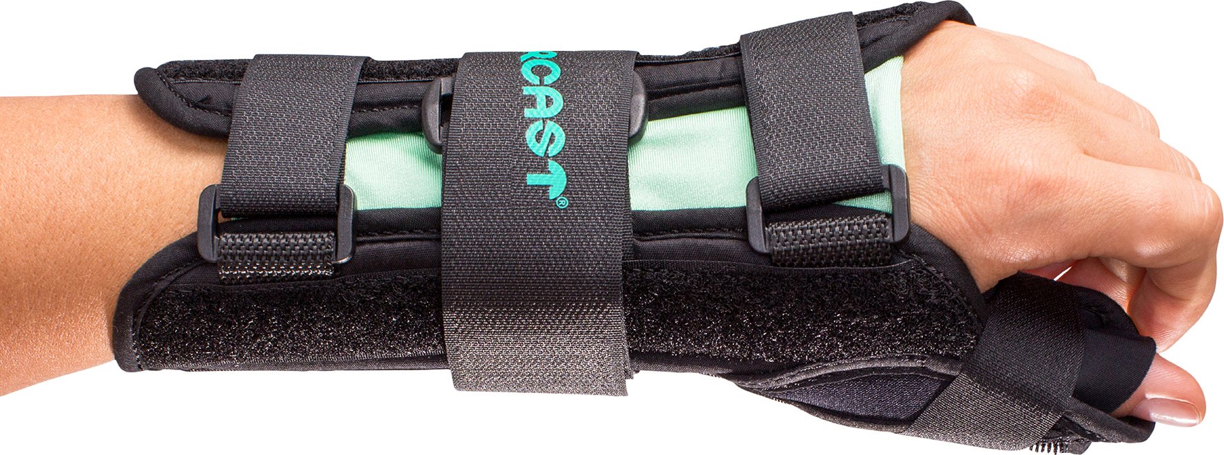 Aircast A2 Wrist Support Brace with Thumb Spica: Left Hand, Medium