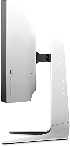 Alienware Dell New Curved 34 Inch WQHD 3440 X 1440 120Hz, NVIDIA G-SYNC, IPS LED Edgelight, Monitor - Lunar Light, AW3420DW (Renewed)