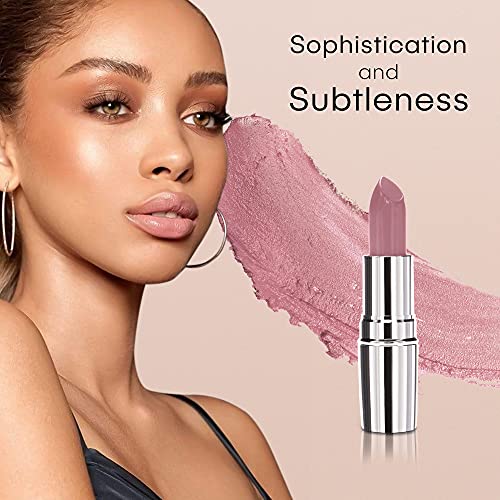 nude envie - Lipstick - Creamy & Long-Lasting Finish - Velvety Texture & Easy Application - Luxury Hydration - With Shea Butter, Vitamin E & Jojoba Oil - Vegan, Paraben-Free & Cruelty-Free - Cool