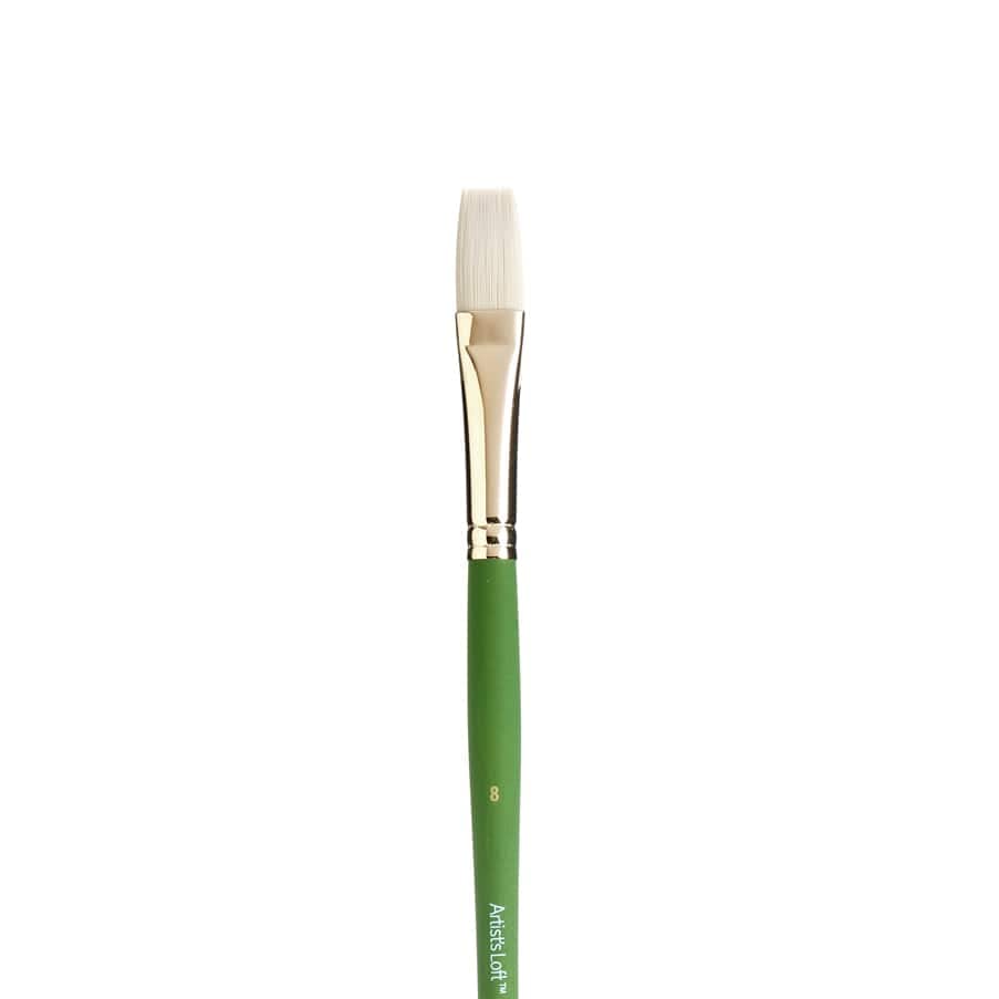12 Pack: Firenze Long Handle Flat Brush by Artist's Loft®