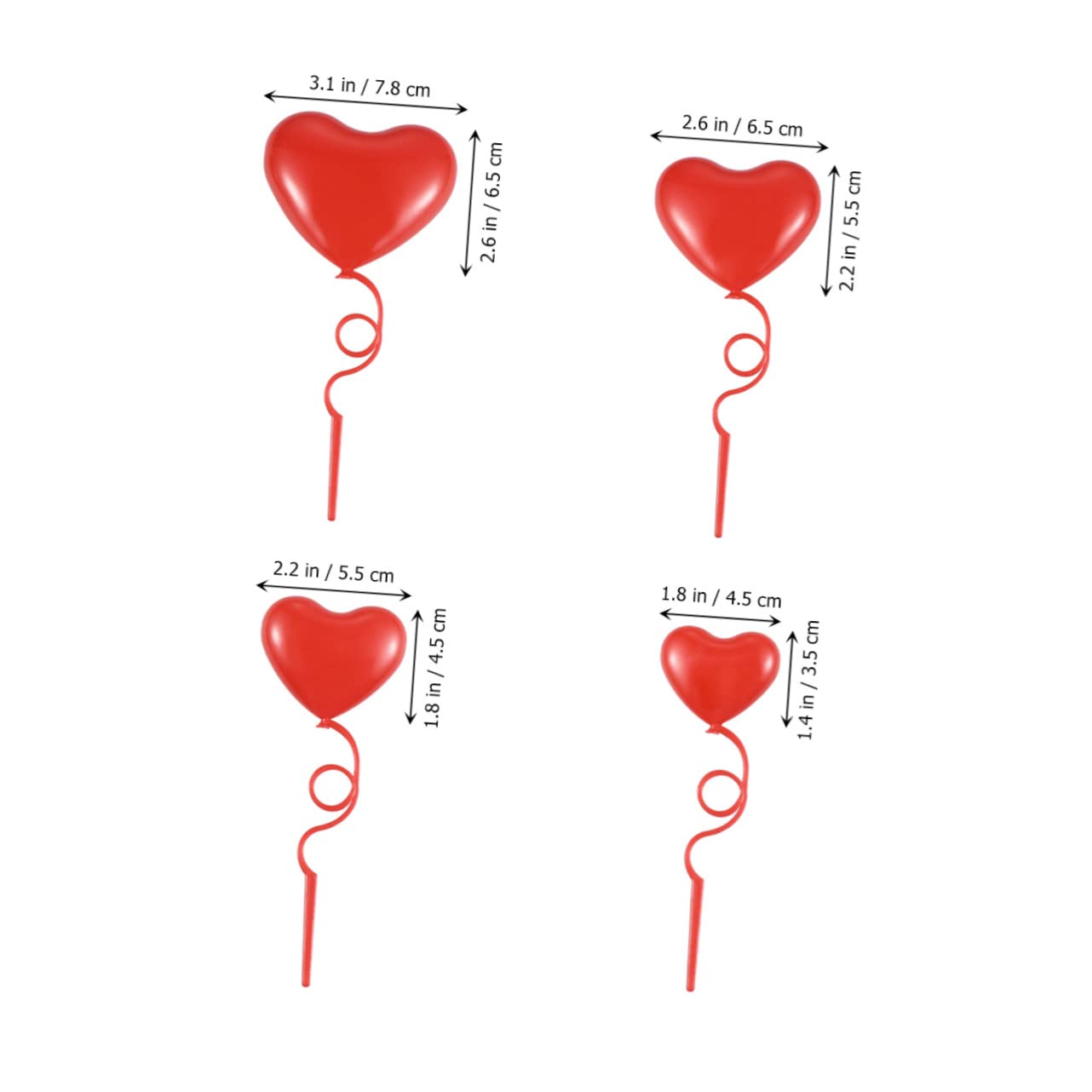 24pcs Valentines Day Cupcake Toppers Valentines Day Cake Picks Happy Valentines Day Cake Decor Valentines Day Party Favors Bridal Shower Cake Decors Heart-shaped Insert Card Bride