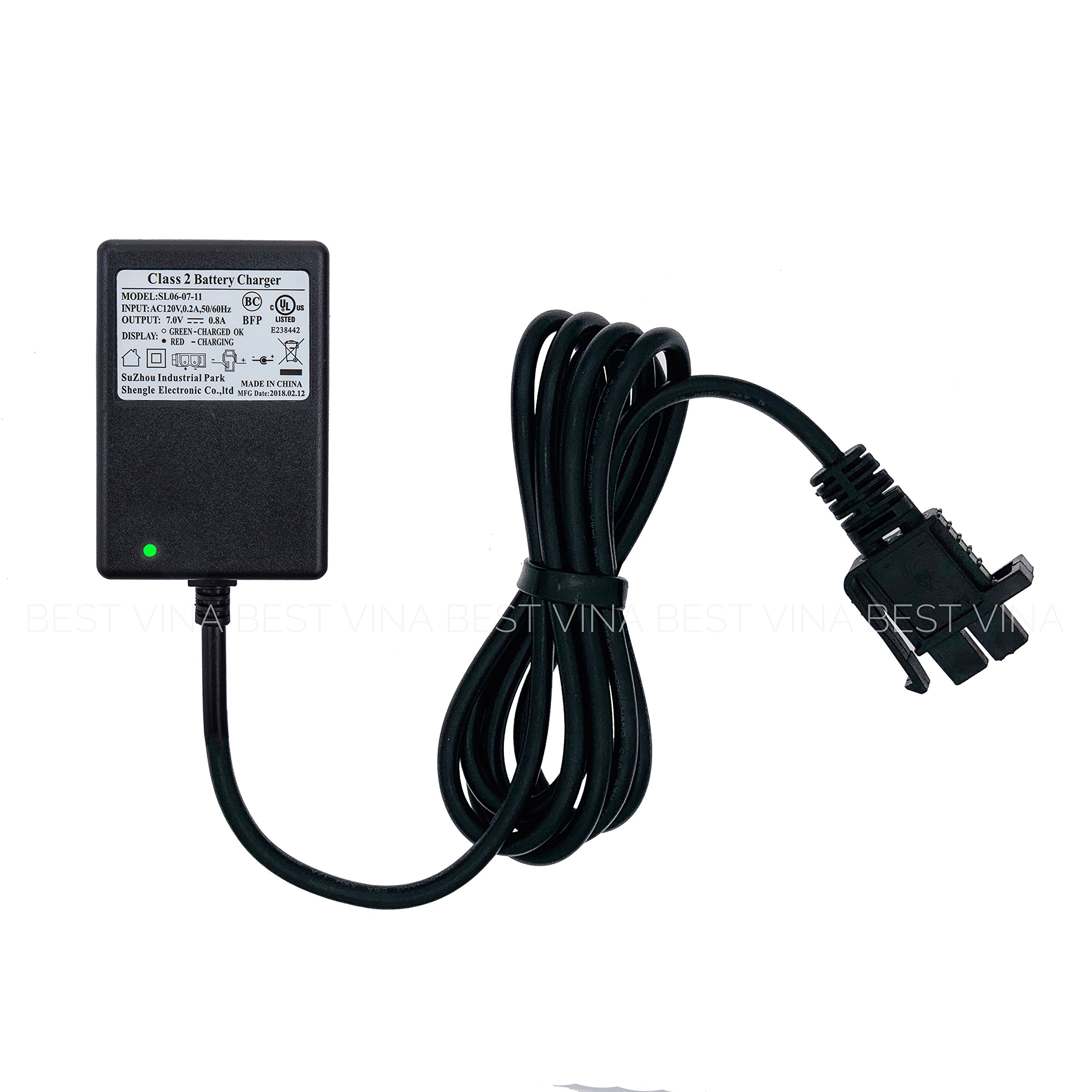 6 Volt Battery Charger for Kids Ride On Car, 6V Charger for Mercedes A45 Batman Car Disney Frozen 3-Wheel Scooter Powered Ride On Toys A Plug