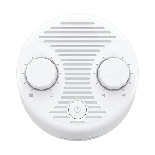 Adaptive Sound Technologies LectroSound Noise Machine for Sleep and Relaxation With Power Adapter, White