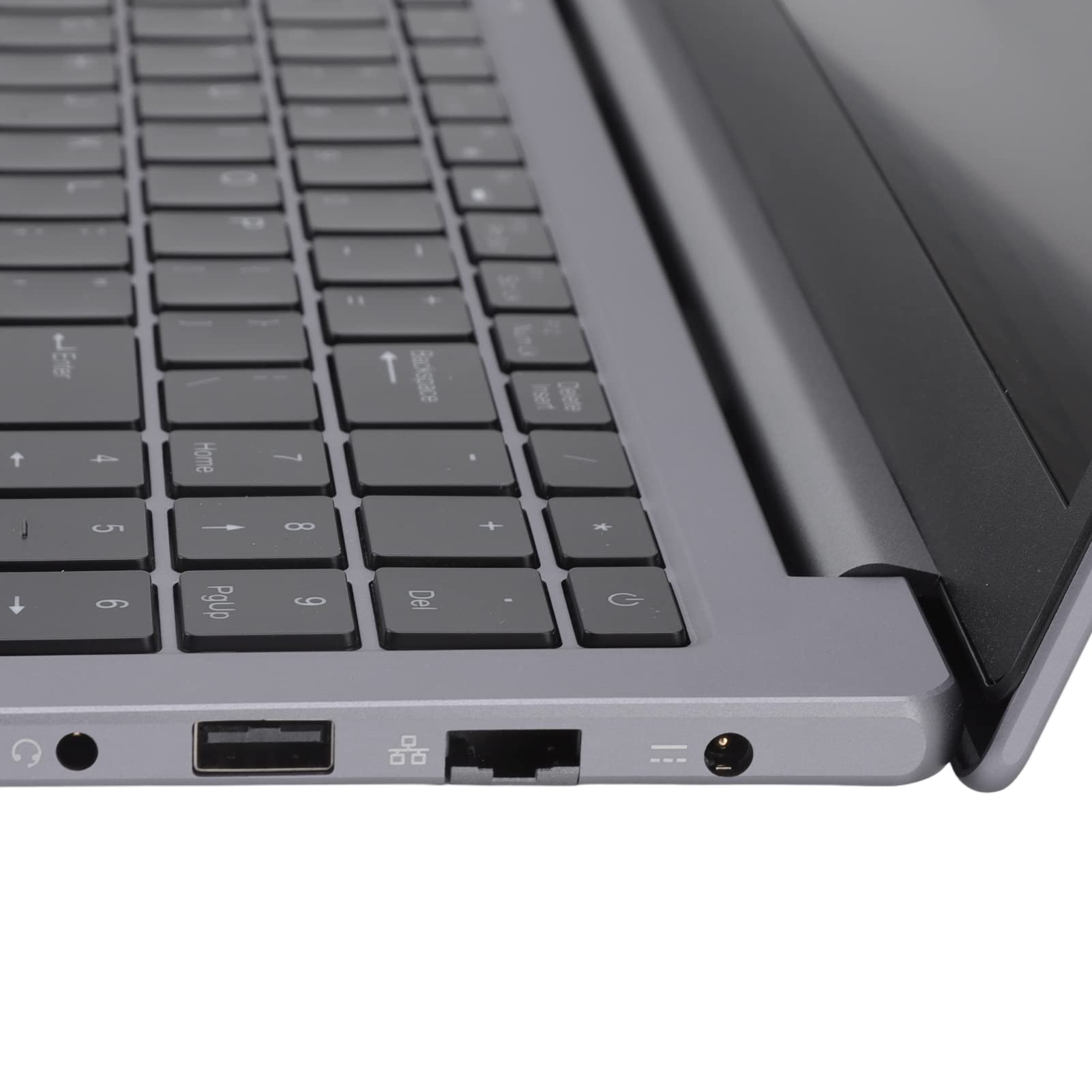 15.5in Laptop, DDR4 2666MHz Space Gray Computer Laptop 15.5in HD IPS Screen for Work US Plug